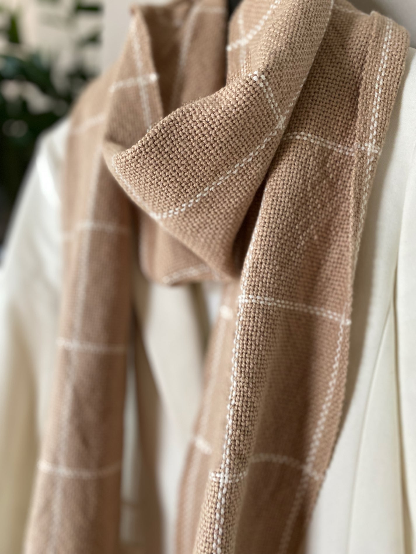 Rigid Heddle Weaving Pattern - Windowpane Scarf – OTTERWOVEN